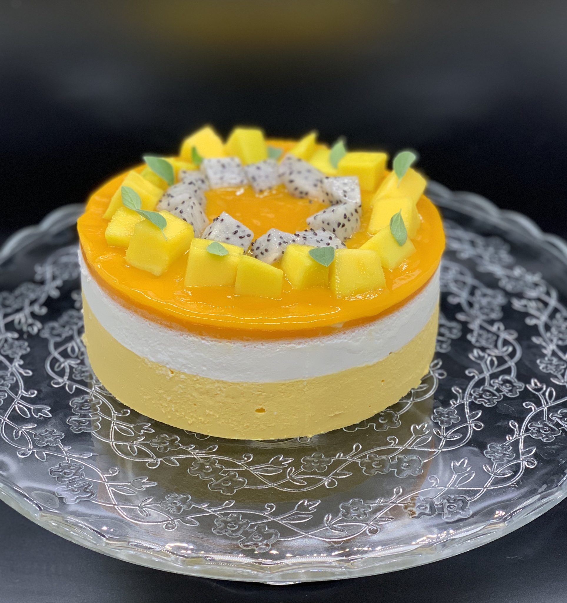 How to make mango coconut mousse cake 〜マンゴーココナッツムースケーキの作り方〜 | 海外ごはん留学。
